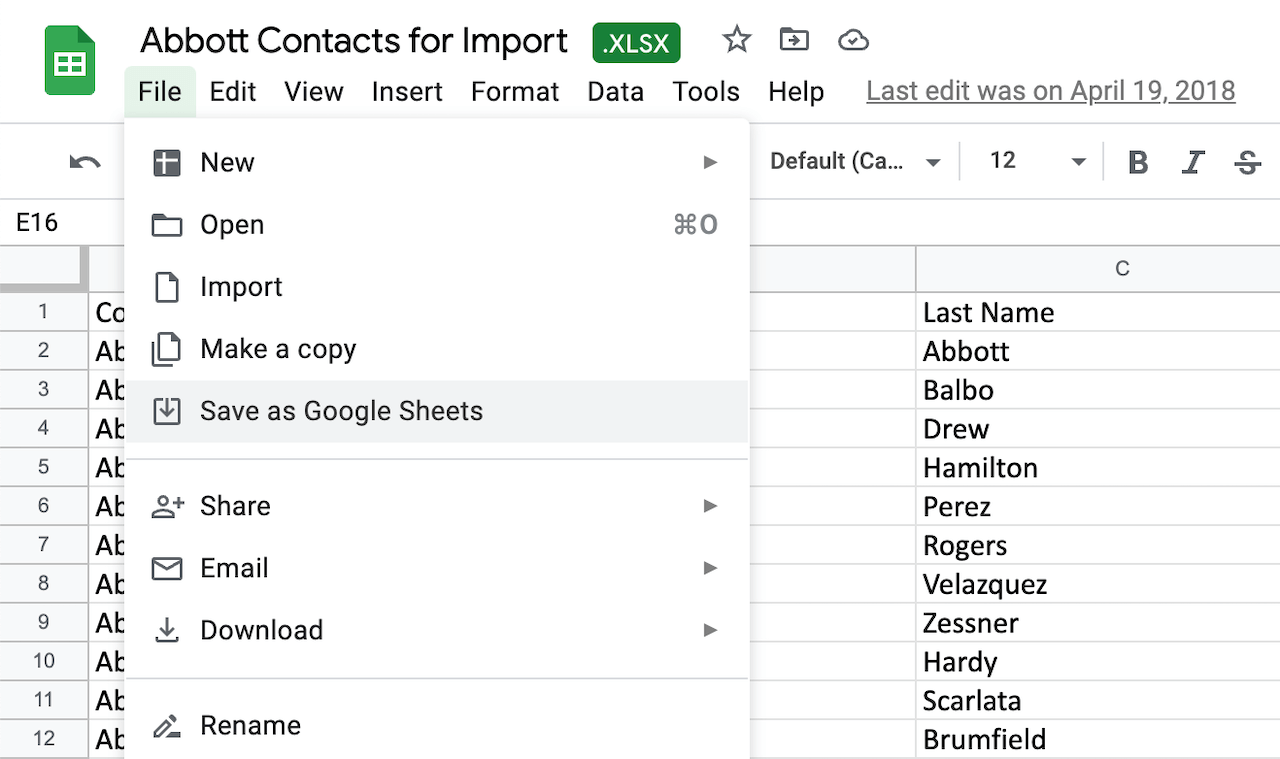 Google Sheets And Microsoft Excel Converting From One To The Other Google Sheets And Microsoft Excel Converting From One To The Other
